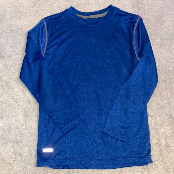 STARTER | Shirts & Tops | Starter Dri Star Long Sleeve Blue Boys ...